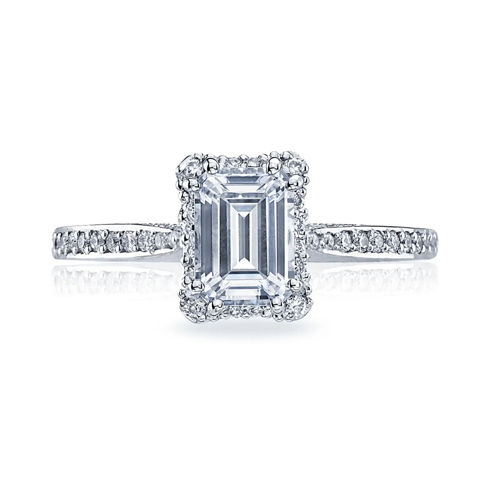 Emerald Bloom Semi Mount Ring by Tacori | Diamond Cellar
