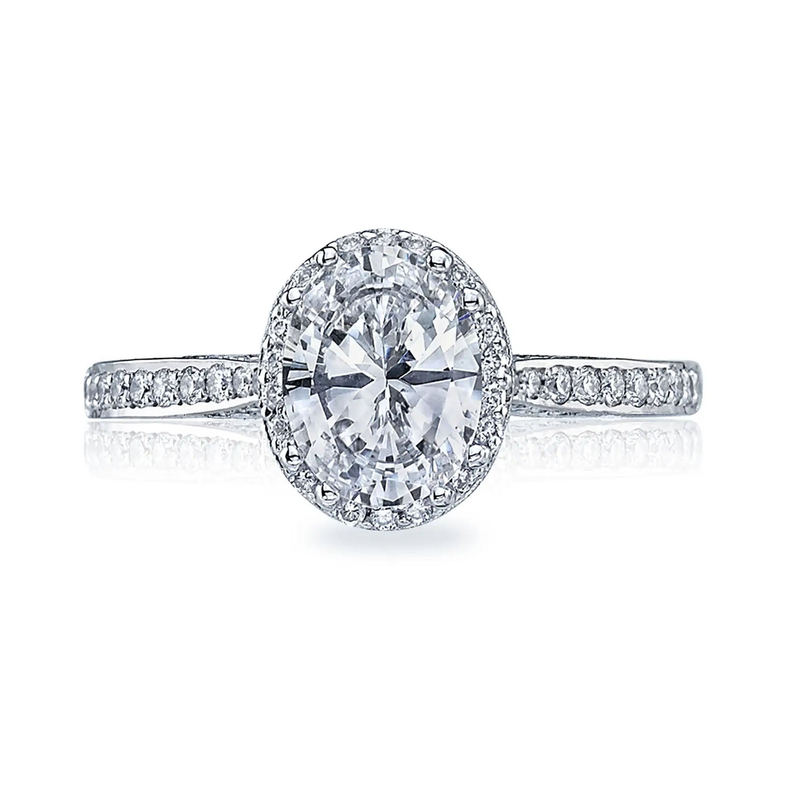 Oval Bloom Semi Mount Ring by Tacori | Diamond Cellar