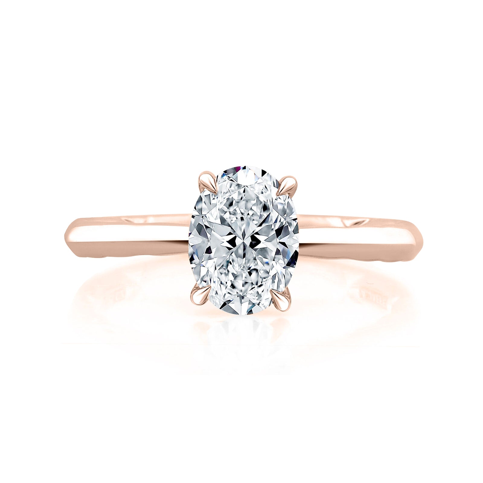 Diamond Semi Mount Ring | 14k Rose (1.50ct Head) by A. Jaffe | Diamond ...
