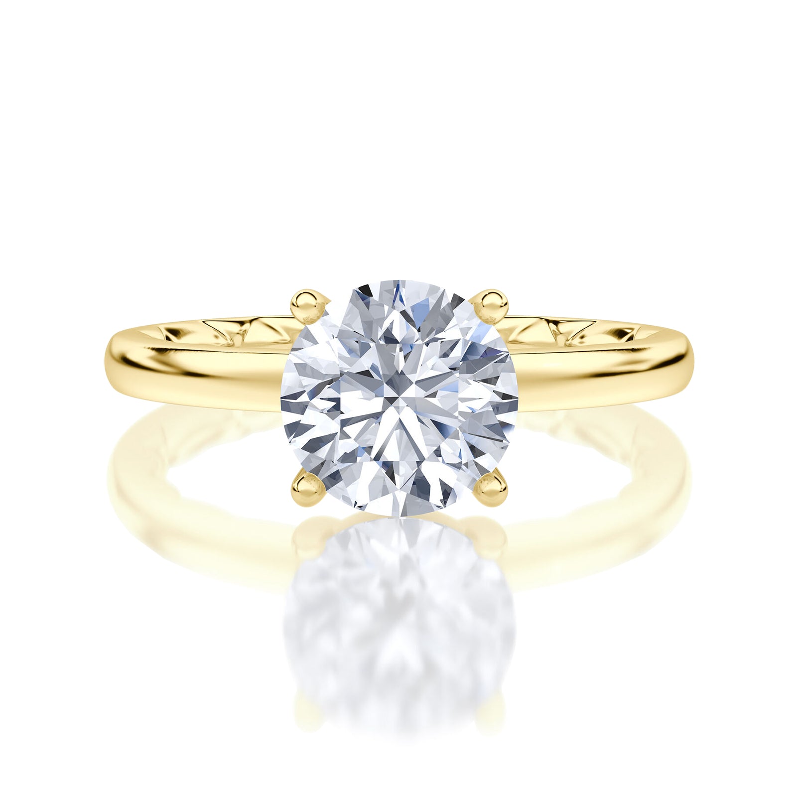 Solitaire Remount Ring by A. Jaffe | Diamond Cellar