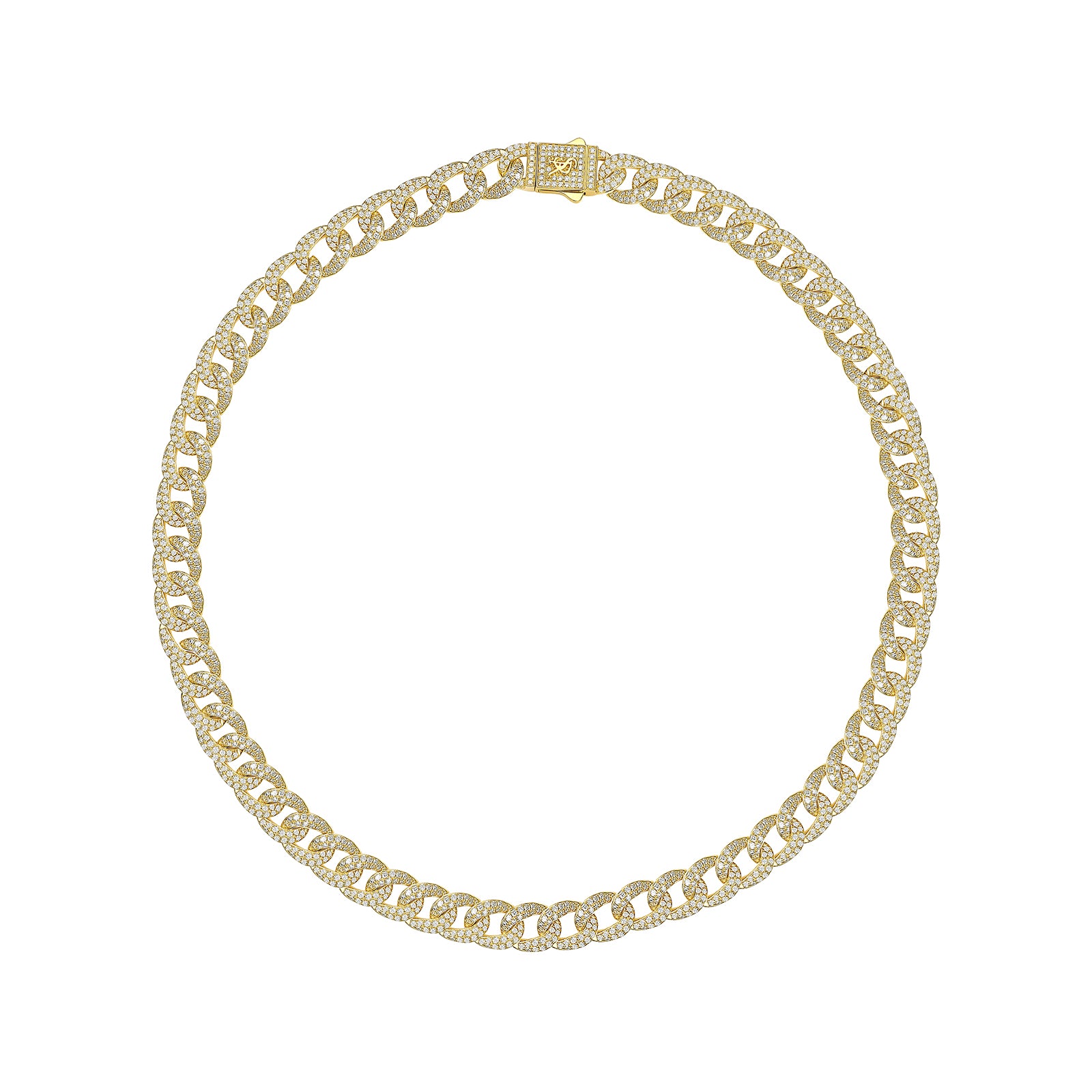 Lab Grown Diamond Linking Chain Necklace by Céleste Created Diamonds ...