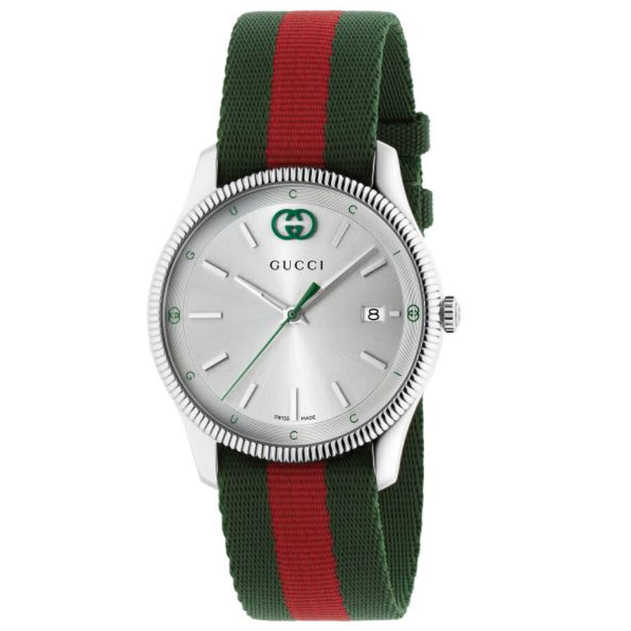 G-Timeless Quartz Silver Dial Ladies Watch by GUCCI | Diamond Cellar