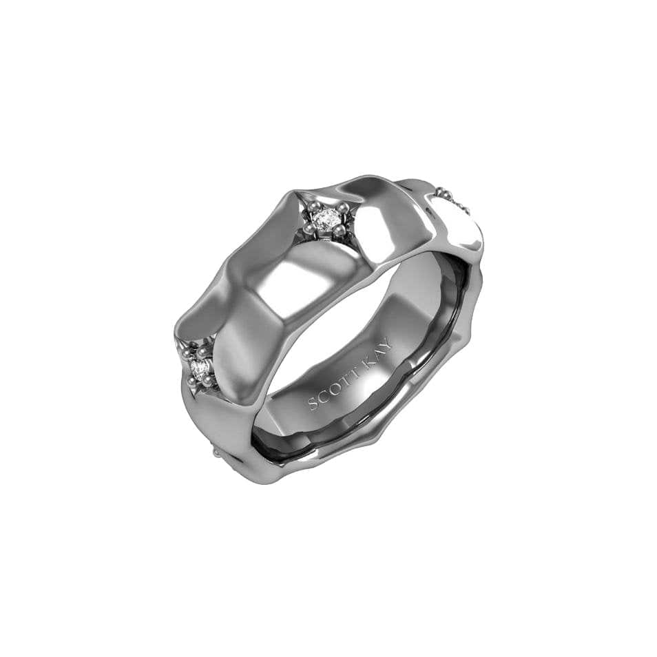 Diamond Spartan Band by Scott Kay | Diamond Cellar