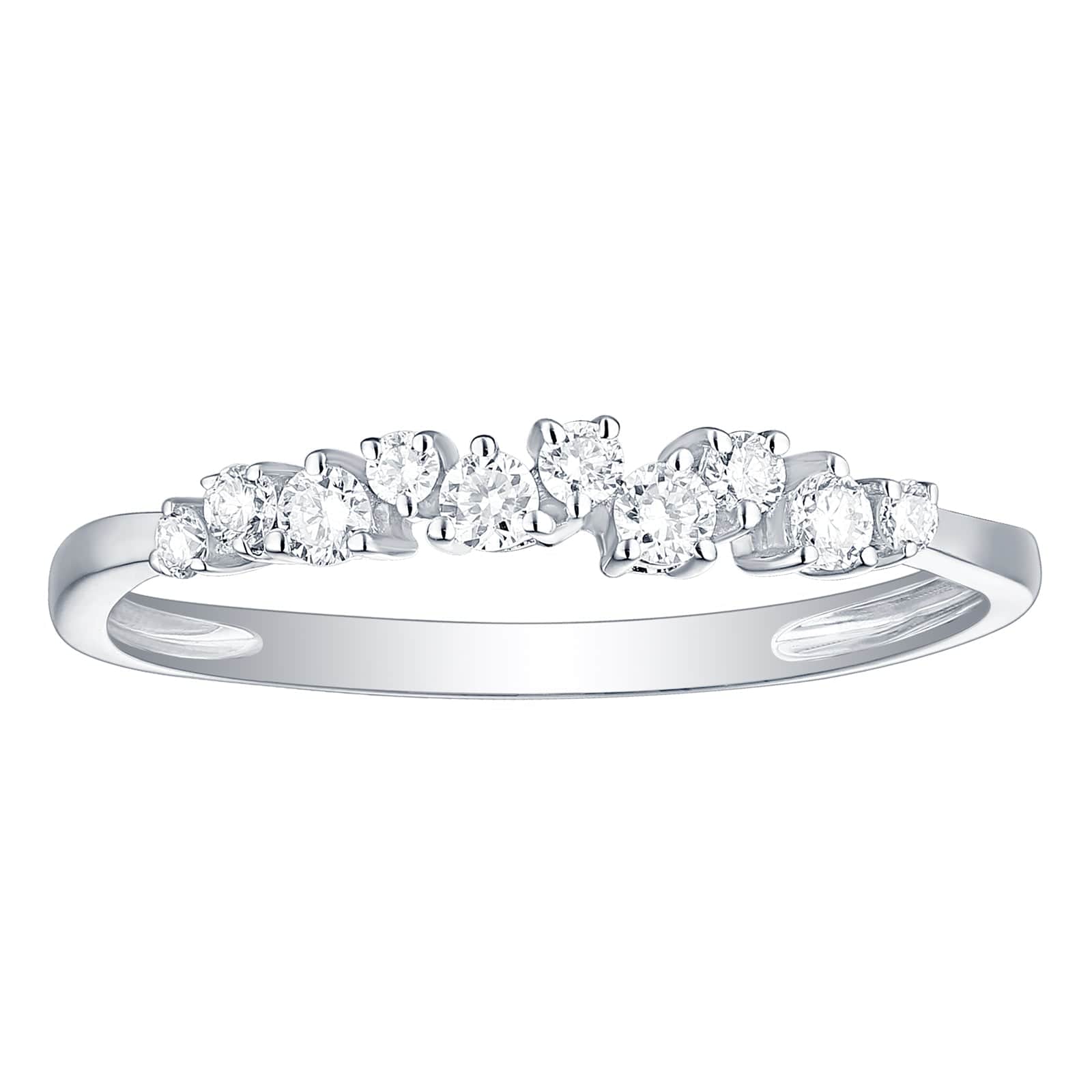 Lab Grown Diamond Cluster Band by Céleste Created Diamonds | Diamond Cellar