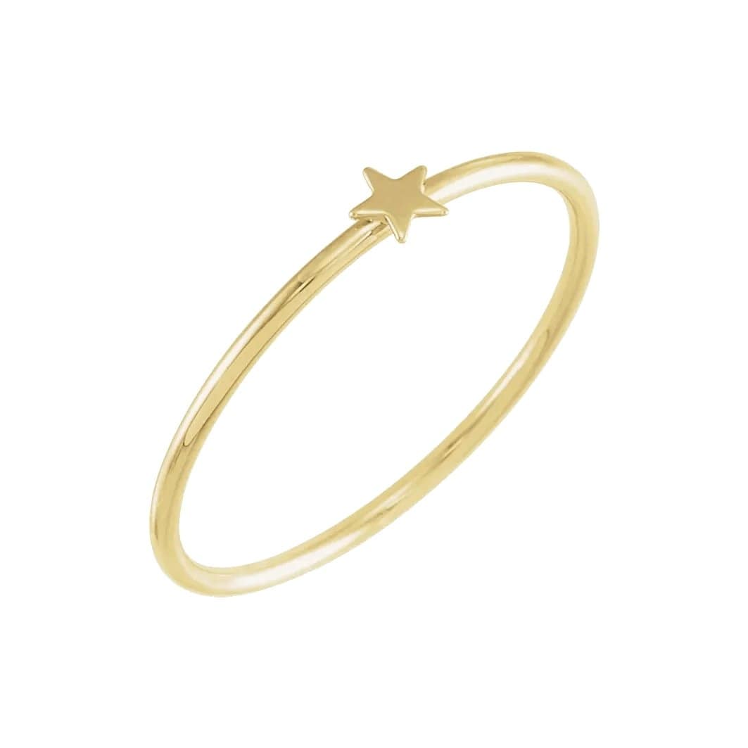 Stackable Star Ring by Diamond Cellar | Diamond Cellar